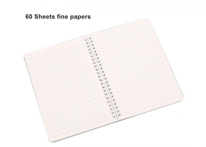 Cute Cover Custom Printed Notebooks Double Coil Binding Round Corner Design